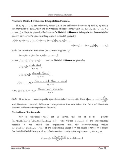 Lagrange Interpolation Pdf Interpolation Numerical Analysis