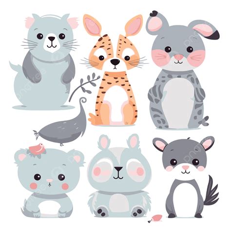 Clipart De Animais Fofos Clipart De Animais Fofos Para Desenhos🥘