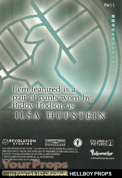 Hellboy Ilsa Hupstein Biddy Hodson Pantstrousers Piece Card