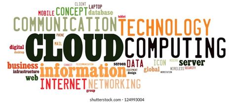 Info Text Graphic Cloud Computing Word Stock Illustration 124993004
