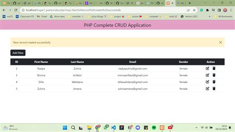 Tugas PWEB Membuat CRUD Di PHP Dan MySQL