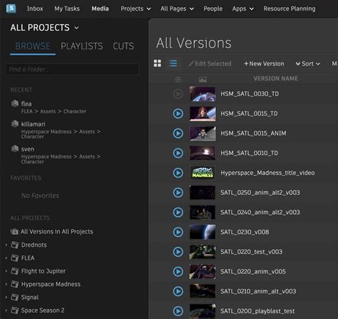 Introduction To Shotgrid Complete Tasks From The Global Menu Autodesk