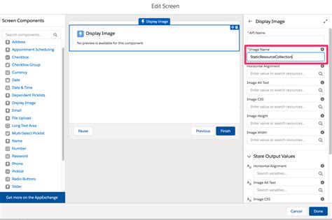 Visual Workflow Use Zipped Static Resource For Display Image