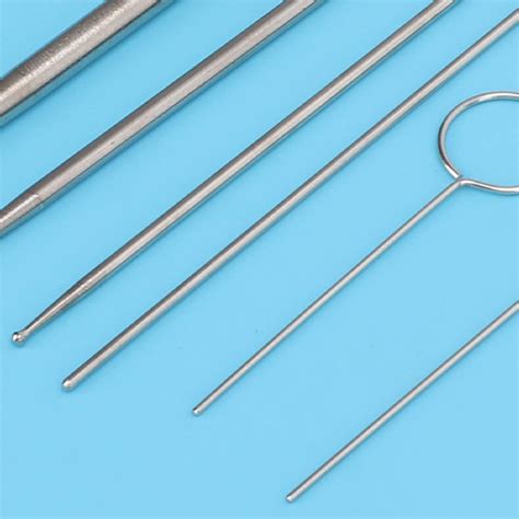 Zyyini Reptiles Snake Sexing Probe Non Toxic Stainless Steel Snake Probe Kit With Storage Box