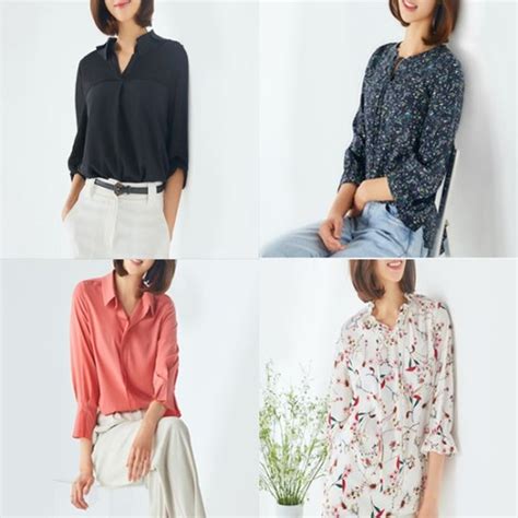 포스티 데일리라운지 플로럴 블라우스 4종 택 1종 포스티 데일리라운지 플로럴 블라우스 4종 택 1종