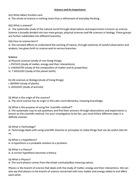 Importance Download Free Pdf Physics Science