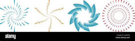 Radial Concentric Circular Triangles Shape Design Element Icon