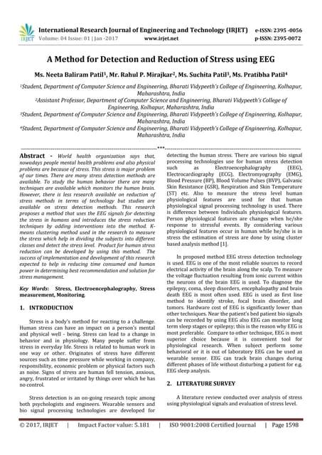 Stress Detection Using Machine Learning Pdf