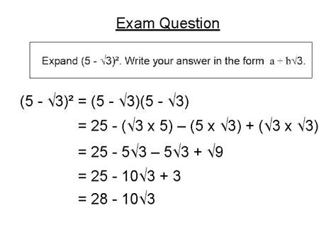 SURDS What Is A Surd Manipulating And Simplifying