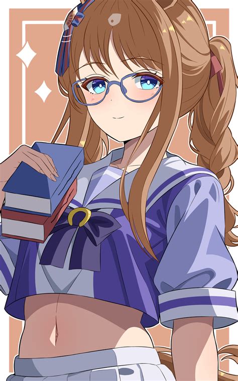 三つ編みメガネのグラスちゃん KURO