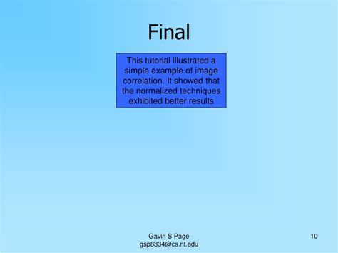 PPT Image Correlation Tutorial With OpenCV PowerPoint Presentation