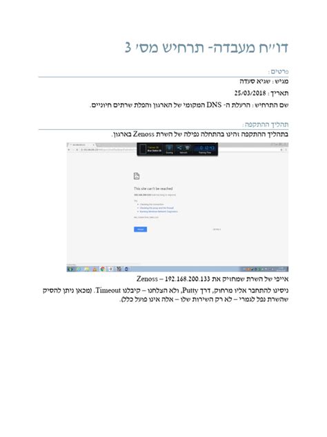 Scenario 3 Dns Poisoning Pdf