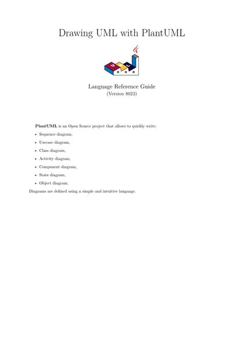 plantuml language reference guide version 8023 1 of 120 1 4 use non