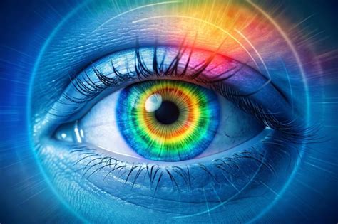 Premium Photo Iris Scan Security Emerging Technology For Data Safety