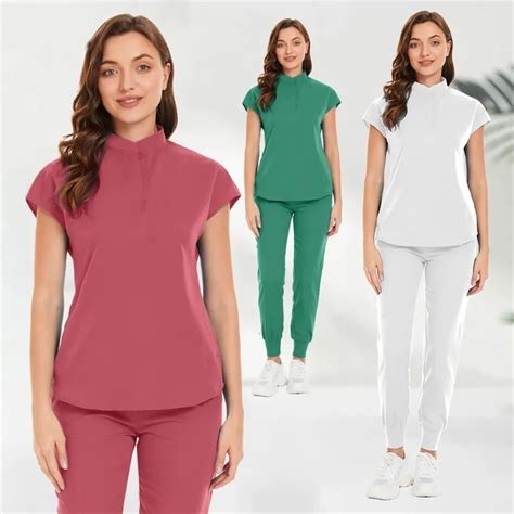 High Quality Womens Scrubs Sets Nursing Uniforms From Cong00 2217 Dhgatecom