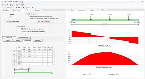 Composite Beam Design Example Using ASDIP STEEL Software