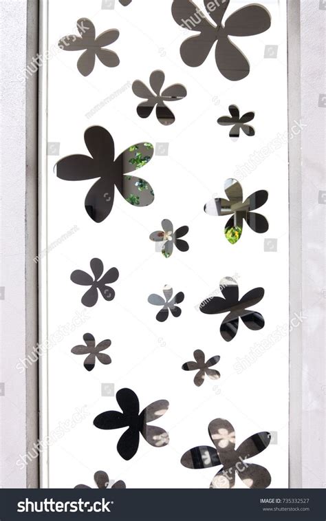 Perforate Of Flower Art Pattern Wall Beautiful Background Ad