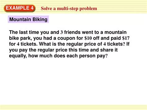 PPT Solve A Multi Step Problem PowerPoint Presentation Free Download ID