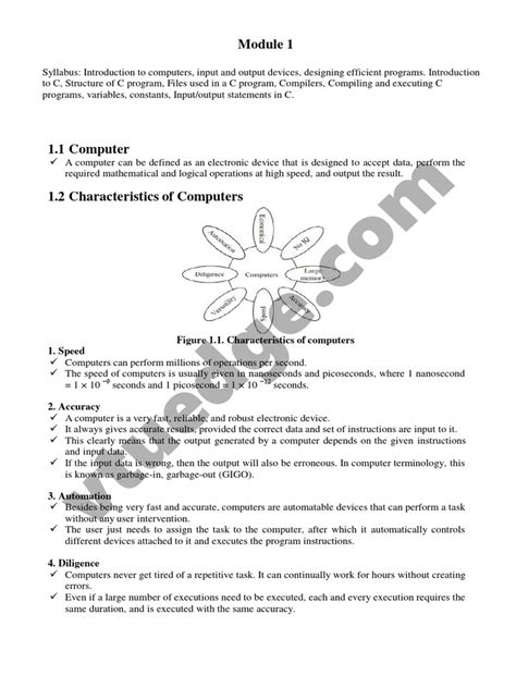 mod 1 pdf personal computers computer data storage