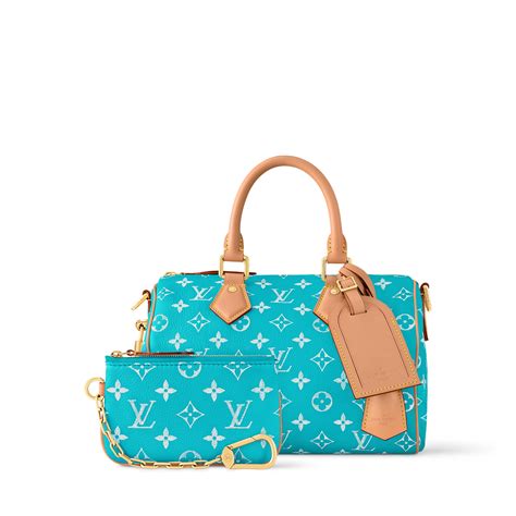 Speedy P9 Bandoulière 25 Bag Luxury H40 Blue Louis Vuitton
