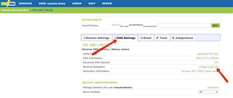 Reverse DNS EasyDNS Technologies Inc