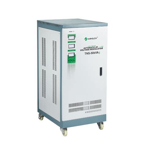 Tns 50kva High Precise Three Phase Automatic Ac Voltage Regulator Mingch