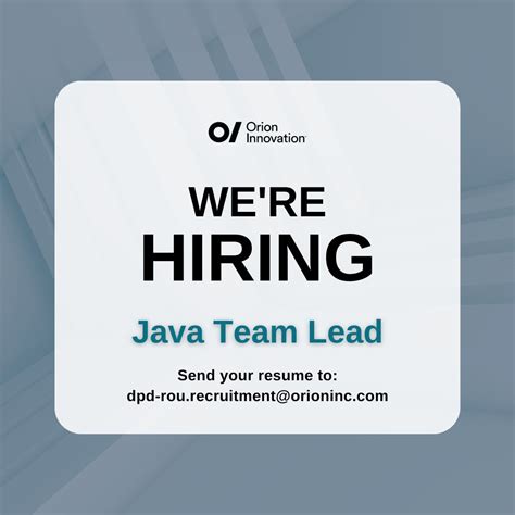 Adriana Gionea On Linkedin Hiring Java Teamlead Javajobs Javateamlead Itjobs Newjob