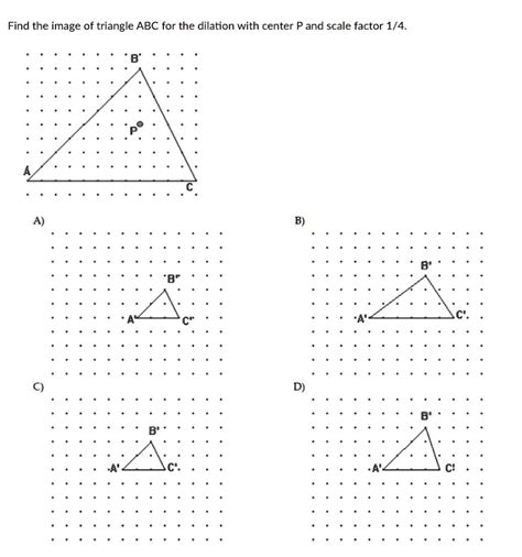 Identify The Scale Factor Of Dilation From Triangle Abc To Triangle Def
