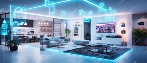 Premium Photo Modern Smart Home Management System Using Augmented Reality Smart Building