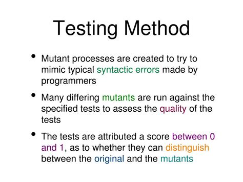 Ppt Mutation Testing Powerpoint Presentation Free Download Id 826076