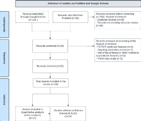 Figure 1 From Systematic Review Meta Analysis And Radiomics Quality