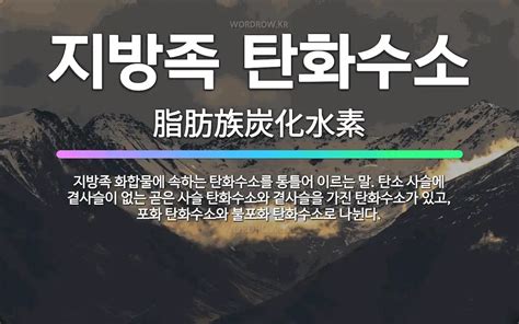 🌟지방족 탄화수소 지방족 화합물에 속하는 탄화수소를 통틀어 이르는 말 탄소 사슬에 곁사슬이 없는 곧은 표준국어대사전