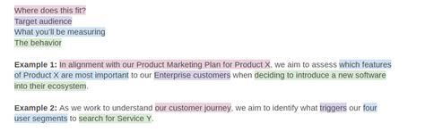 Objectives Example