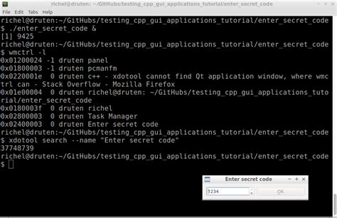C Xdotool Cannot Find Qt Application Window Where Wmctrl Can