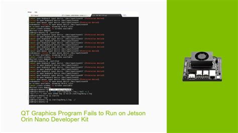 Qt Graphics Program Fails To Run On Jetson Orin Nano Developer Kit