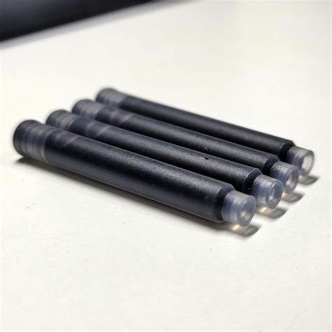 진하오 26mm 다이소 만년필 호환 잉크 카트리지 블랙black 검은색 10개입 위시버킷