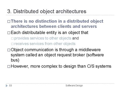 Architectural Design Distributed Systems Architectures Hoang Huu Hanh