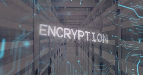 Image Of Circuit Board Pattern Around Binary Codes And Encryption Text