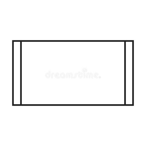 Subroutine Flow Chart Shape Element For Process Layout Diagram Illustration Stock Vector