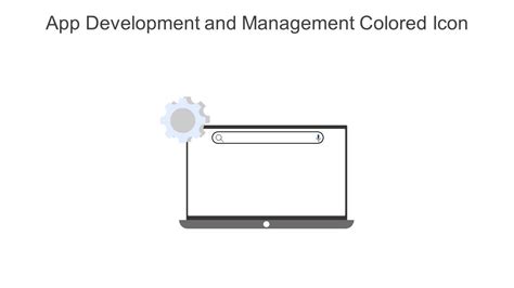 App Development And Management Colored Icon In Powerpoint Pptx Png And Editable Eps Format Ppt