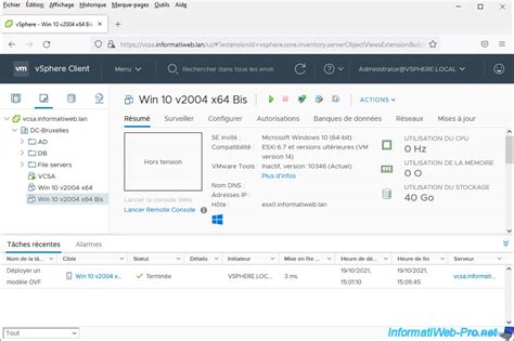 Export And Import Vmware Vsphere 6 7 Virtual Machines In Ovf Ova In Command Line Via Vmware