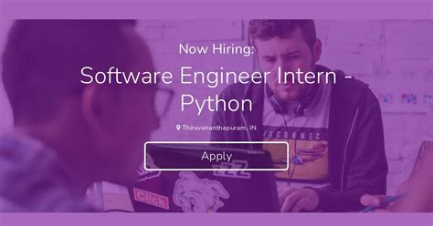 software engineer intern python at logicplum
