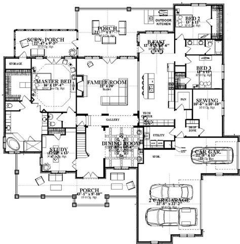 Floor Plan Main Floor Plan New House Plans Dream House Plans House Floor Plans My Dream