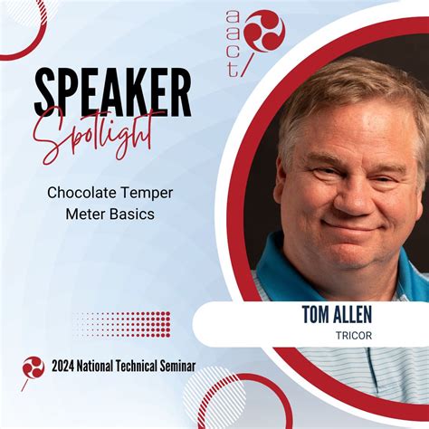 2024 Speaker Spotlight Tom Allen Tricor Properly Tempered Chocolate Has Always Been One Of The