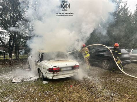 Вогнеборці ліквідували пожежу легкового автомобіля в місті Івано Франківськ