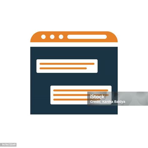 웹 페이지 콘텐츠 아이콘입니다 글리프 스타일 벡터 Eps 0명에 대한 스톡 벡터 아트 및 기타 이미지 0명 개념 개념과