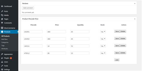 Pincode Based Product Price WooCommerce Pincode Based Prodect Price Pro WordPress Plugin