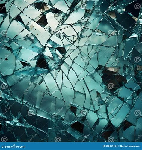 Fragility And Violence Concept In A Broken Glass Texture Background Ai Generated Stock