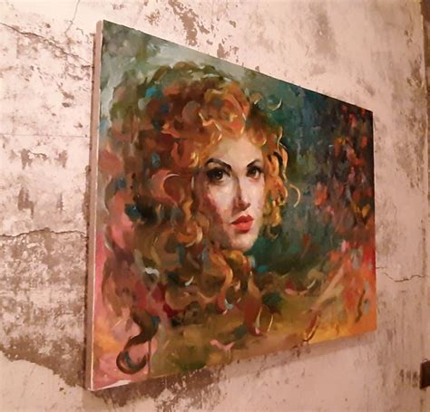 Девушка с рыжими волосами Холст Рыжие волосы Девушки с рыжими волосами