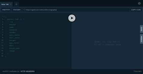 Swapi Graphql Server Scalar Codesandbox